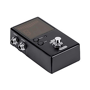 Monoprice Chromatic Pedal Tuner - Black, Normal & True-Bypass Outputs, Easy to Tune Your Bass & Guitars - Stage Right Series