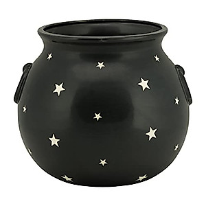 10 Strawberry Street Heritage Halloween Witches Cauldron Bowl, 7.25", Matte Black