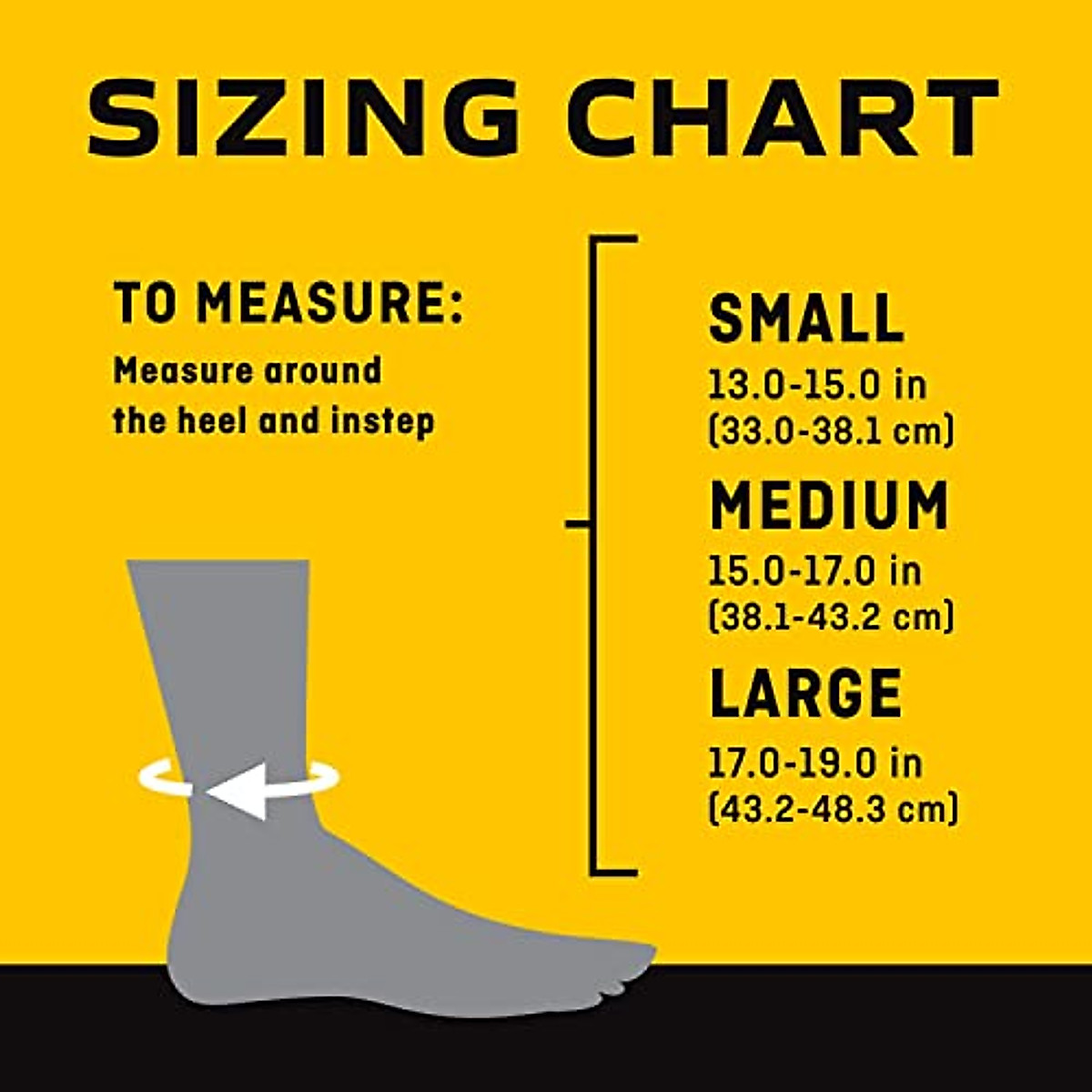 FUTURO Wrap Around Ankle Support, Medium