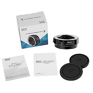 Meike MK-EFTE-B Auto-Focus Mount Adapter for Canon EF/EF-S Lenses to Sony E Mount Cameras A7SII A7 A6000 A6500 A7SIII A9, etc