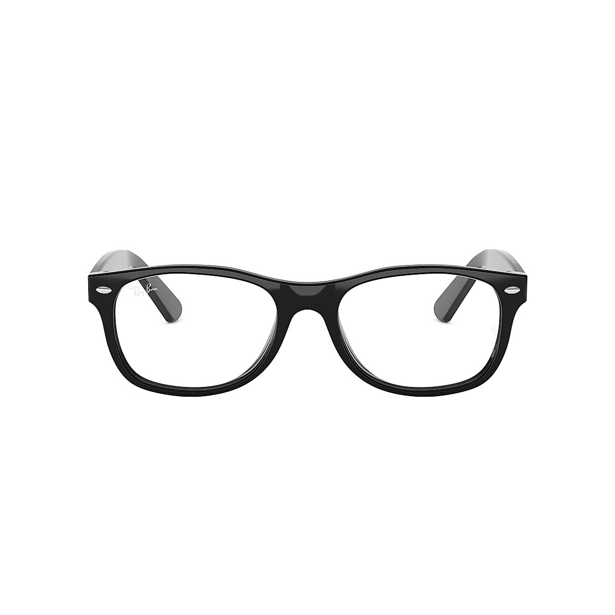 Ray-Ban RX5184 New Wayfarer Square Prescription Eyeglass Frames, Black/Demo Lens, 54 mm