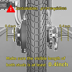 PRUNUS Flash Bike Training Wheels for 12 14 16 18 20 Inch.Training Wheels for Kids Bike is Heavy Duty.Bicycle Training Wheels is Suitable Single Speed Bike