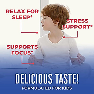 Stress Relief Vita-Beans for Kids & Kids Multivitamin Gummies Bundle by MaryRuth's | Magnesium Citrate & L-Theanine | Natural Calm, Relaxation, Stress and Mood Support | Immune Support
