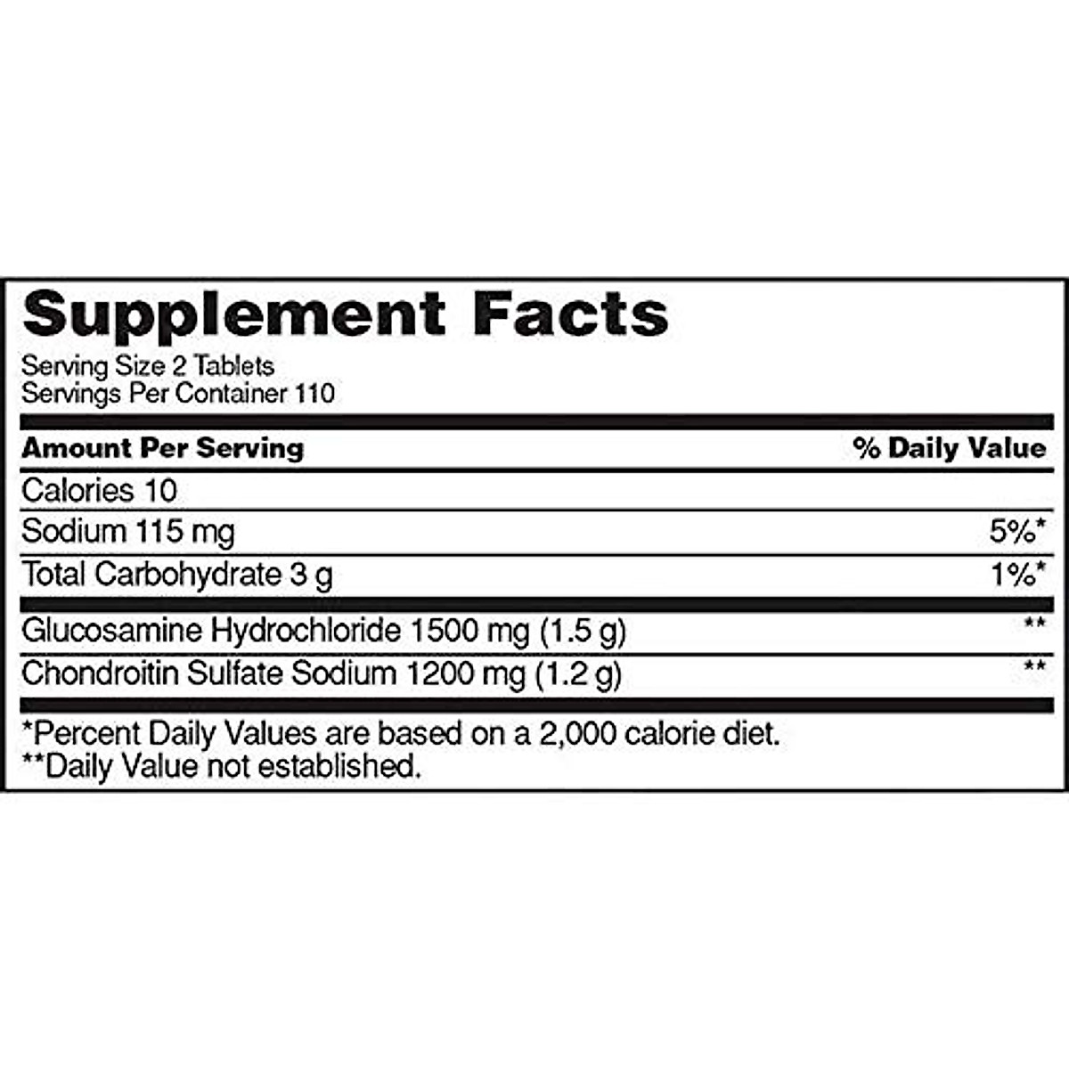 Kirkland Signature Glucosamine HCI 1500mg Chondroitin Sulfate 1200mg 220 Tablets/New Increased Count