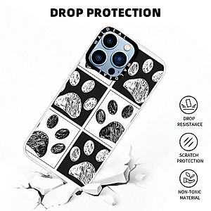 Waldeal Dog Paw Phone Case for iPhone 14 Pro Case, Anti-Scratch Hard Back Built-in TPU Bumper Shockproof Protective Cover for iPhone 14Pro Case