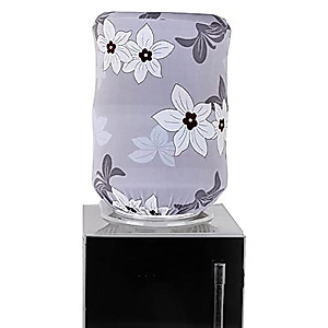 ZUYYON Water Dispenser Barrel Dust Cover, Durable Fabric Dust Proof Cover for Water Cooler, Reusable Furniture Cover Protector Decor for 5 Gallons Water Bottle