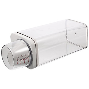 Rice Storage Container 52 Lbs/1500ml Rice Dispenser with Airtight Lid, Pour Spout and Measuring Cup, Food jars & Canisters Food Dispenser for Rice, Cereal, Flour, Oatmeal, Pet Dog Cat Food