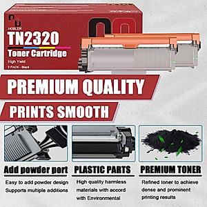 Replacement TN2320 Toner Cartridges Compatible for Brother TN 2310 TN2320 Toner Cartridge Work for Brother HL-L2300 HL-L2300D HL-L2340DW HL-L2360DN L2365DW Printers