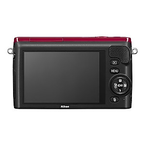 Nikon 1 S2 Digital Camera with 1 NIKKOR 11-27.5mm f/3.5-5.6 Lens (Red)