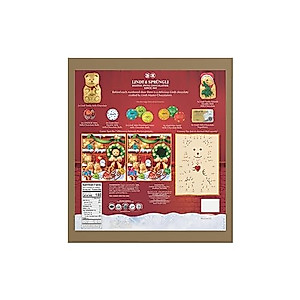 Lindt Holiday Teddy Bear Chocolate Candy Advent Calendar, Assorted Chocolates, 4.5 oz. (2023)