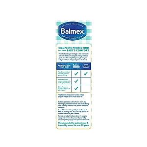 Balmex Balmex Diaper Rash Cream With Zinc Oxide, 4 Oz (Pack Of 2)