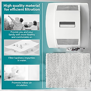 HASMX Humidifier Wick Filter Water Pad for Honeywell and Aprilaire A35W A-35W Furnace Humidifiers HE260A, HE260B, HE265A, HE265B, ME360, HE360 A/B, HE365 A/B, HC26E1004 Aprilaire 350 360 600 700 760