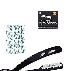 DERBY Barber Razor Premium Single Edge Blade 100 Count SR-05298 (5 Pack)