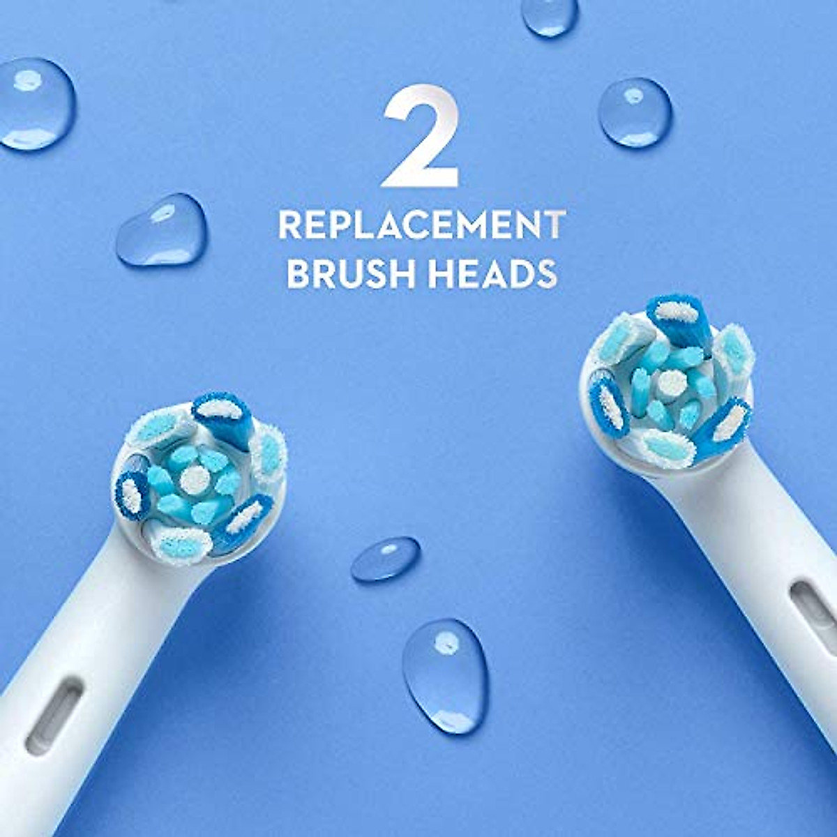 Oral-B iO Ultimate Clean Replacement Brush Heads, White, 2 Count
