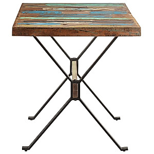 AJSEOYBS Large Dining Table,Industrial Rustic Kitchen Dining Room Table, Dinner Table for Kitchen, Living Room,Dining Table 55.1"x27.6"x29.9" Solid Reclaimed Wood