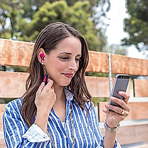 JLab Metal Bluetooth Wireless Rugged Earbuds | Titanium 8mm Drivers | 6 Hour Battery Life | Noise Isolation | Bluetooth 5.0 | IP55 Sweat Proof Rating Extra Gel Tips & Cush Fins | Gunmetal…