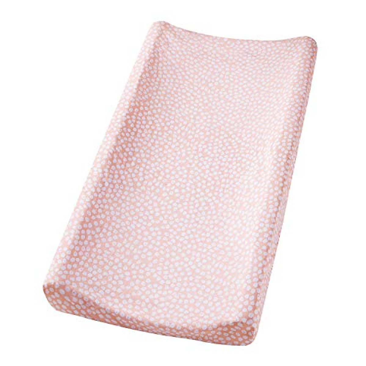 Changing Pad Covers, LNGLAT 2-Pack Cotton Cradle Sheets for Baby Girls, Fit Standard Contoured Ultra Soft Cozy Changing Table Pads