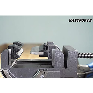 KASTFORCE KF5007 4 Inch 100mm Vise Mount Metal Brake Bender Attachment Bending Max Capacity 14 Gauge 2mm Mild Steel 1/8" Aluminum