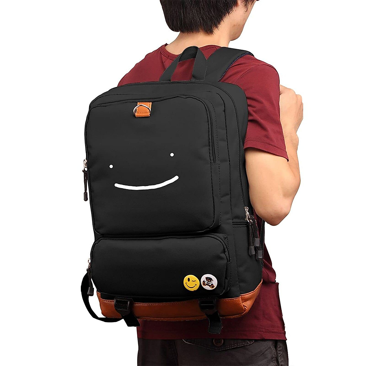 Dreamwastaken Dream Smile Backpack Carry On Backpacking Student Laptop Bag For Children/Student/Adults