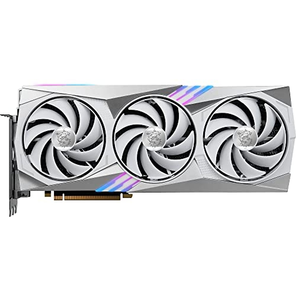 MSI Gaming GeForce RTX 4070 Ti 12GB GDRR6X 192-Bit HDMI/DP Nvlink Tri-Frozr 3 Ada Lovelace Architecture Graphics Card (RTX 4070 Ti Gaming X Trio White 12G)