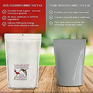 Hummingbird Market Hummingbird Nectar - Clear Powder w/ 3 Hydrating & Energizing Sugars, 5 Lb