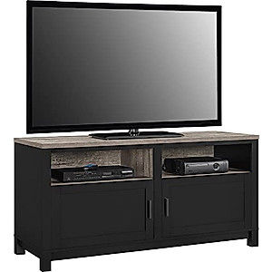 Ameriwood Home Carver TV Stand for TVs up to 60" Wide, Black