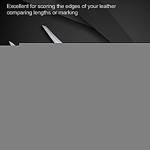 200mm Wing Leather Compass, Wing Leather Divider Rotating Tool Spacing Compasses Edge Area for Mechanical Marking and Leather Making