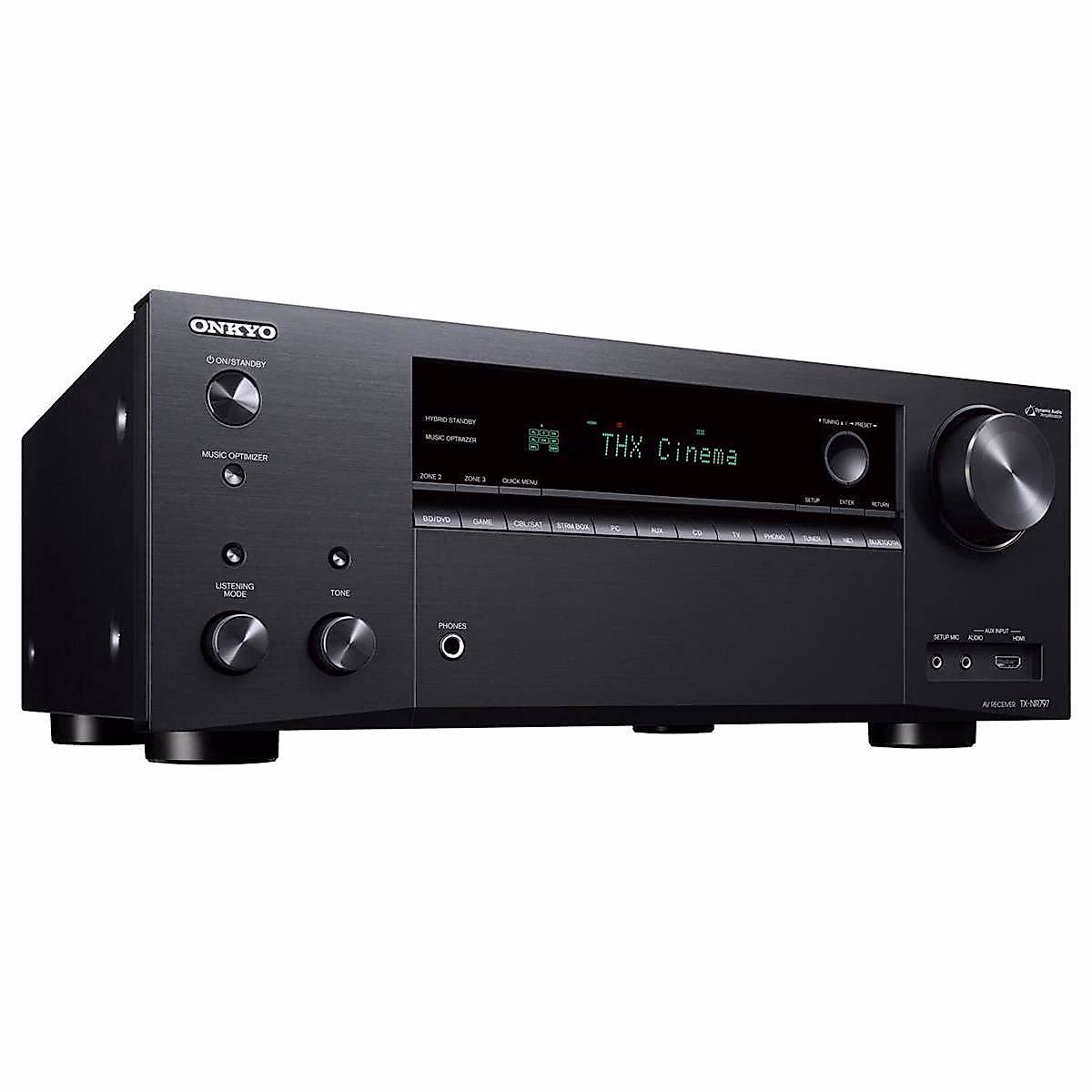 Onkyo TX-NR797 Smart AV 9.2 Channel Receiver with 4K Ultra HD | Dolby Atmos | AirPlay 2 | IMAX Enhanced (2019 Model),Black