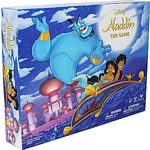 Disney Aladdin Board Game, for Families and Kids Ages 4 and Up