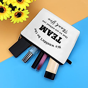 Boss Gift Coach Thank You Gift Makeup Bag for Women Leader Boss Appreciation Gift Cosmetic Bag Leader Coworker Leaving Going Away Gift Basketball Soccer Team Coach Leader Christmas Thanksgiving Gift