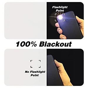 Valea Home Blackout Short Curtains Waterproof Soft Rod Pocket Kitchen Curtains for Bathroom Window Room Darkening Small Curtains for Bedroom 36 inch Length, 2 Panels, Grayish White