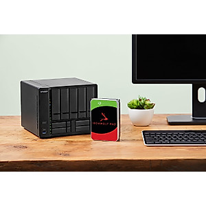 Seagate IronWolf Pro 10TB NAS Internal Hard Drive HDD –CMR 3.5 Inch SATA 6Gb/s 256MB Cache for RAID Network Attached Storage, Data Recovery Service – Frustration Free Packaging (ST10000NEZ008)