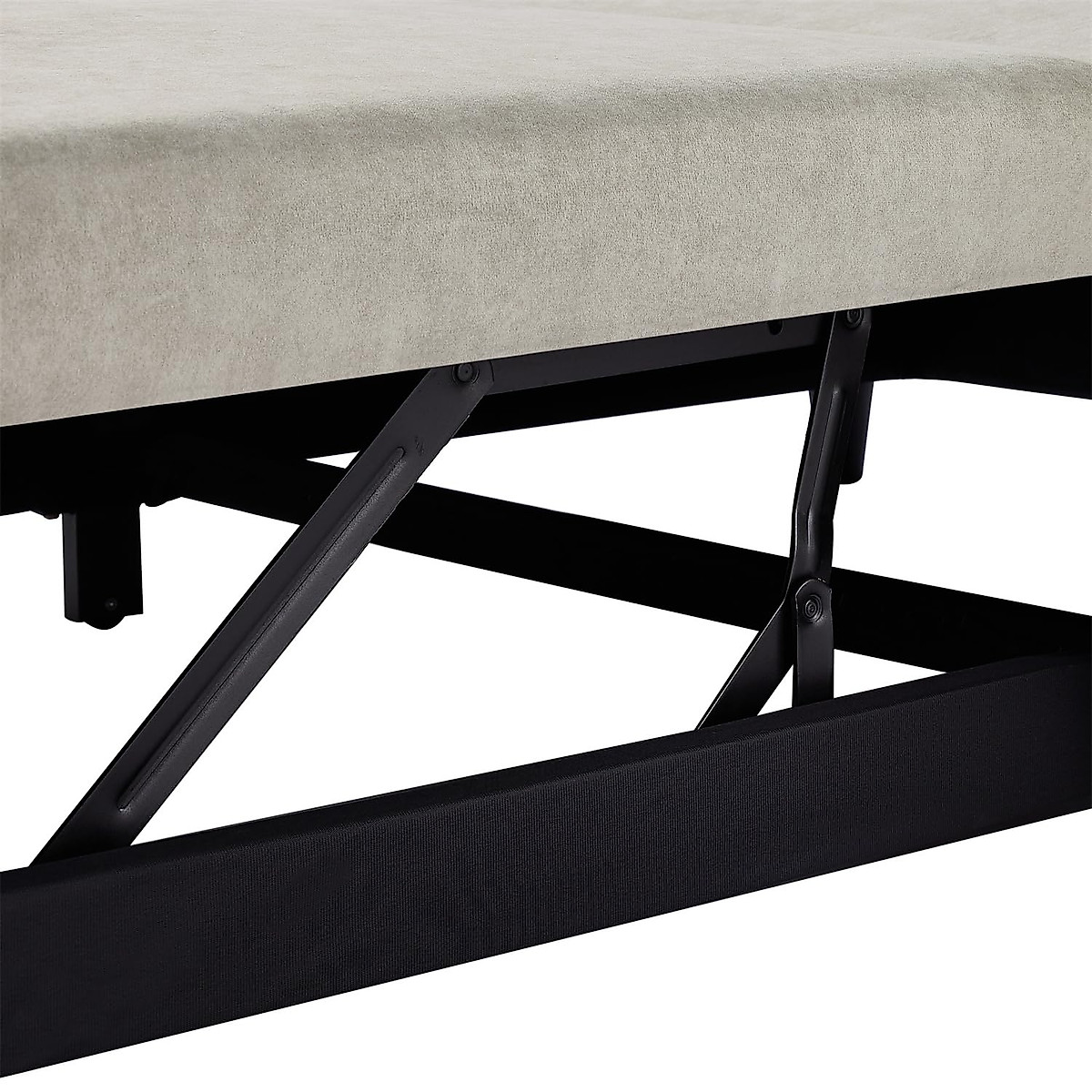 Merax 55.1" W Convertible Sofa Bed with Adjustable Backrest,2 Pillows,USB Ports and 6 Storage Side Pockets,Pull-Out Sleeper Sofabed Microfiber Loveseat Couch for Living Room, Bedroom, Apartment,Beige