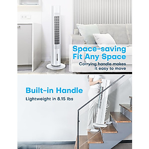 BALKO 35 INCH Evaporative Air Cooler, 2024 Upgraded Swamp Cooler Air Conditioner 20Ft Remote, 70°Oscillation Windowless Air Conditioner, 3 Speeds, Smart Timer for Auto-Off, Air Cooler for Room Bedroom