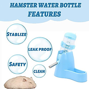 Litewoo Hamster Drinking Water Bottle, Hamster Tunnel Toy