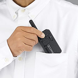 Kenwood PKT- 23 Pocket-Size UHF Two-Way FM Radio (1.5 W Analog), 4-Channel Operation with Voice Guide, Up To 15 Hours Talk-Time (On Battery Saver), IP54 & 11 Mil-Spec Standards 810 (C, D, E, F & G)