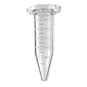 Eppendorf 0030119401 Polypropylene Clear Conical Tube, Eppendorf Quality, 5.0ml Capacity, (Case of 200)