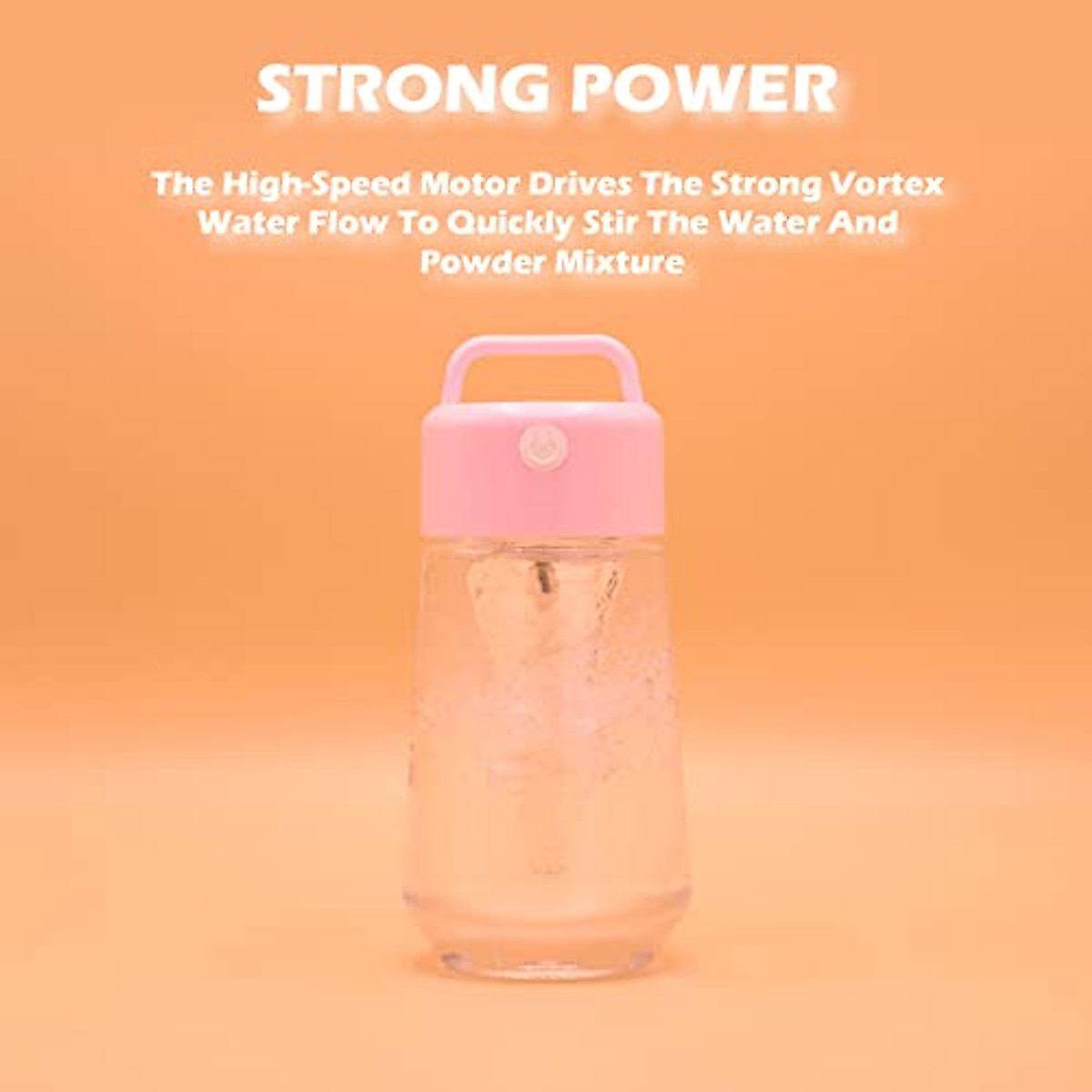 daasigwaa Electric Protein Shaker Bottle, BPA-free & Leak-Proof Vortex Mixer, Self Stirring mug, Electric Auto Mixing cup for Office/Kitchen/Travel/Home Coffee/Tea/Hot Chocolate/Milk(15.2oz green)