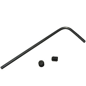 PSCCO 50PCS Stainless Steel 4-40 x 1/8" Cup Point Socket Set Screws with 1.27mm Hex Key Wrench