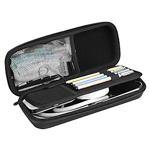 ProCase Stethoscope Hard Carrying Case, Shockproof Travel Storage Bag for Littmann/Omron/ADC/Dixie EMS Stethoscope, with Extra Mesh Pockets for Small Accessories [Device NOT Included] -Black
