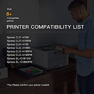 E-Z Ink (TM Compatible Toner Cartridge Replacement for Samsung 504 504S CLT-K504S CLT-504S for SL-C1860FW SL-C1810W C1860 CLP-415NW Printer Tray (1 Black)