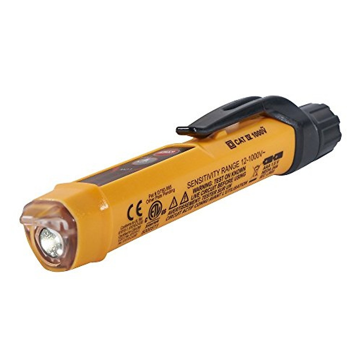 Klein Tools NCVT-3 Voltage Tester, Non-Contact Dual Range Voltage Tester Pen for AC Testing with Integrated Flashlight