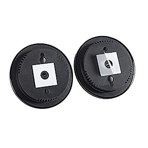 WACOOL Mini Analog Thermometer Hygrometer Pack of 2PCS, Dial Temperature Humidity Gauge Terrarium Thermometer Celsius and Fahrenheit, Night Luminous