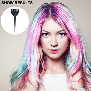 12 Pcs Hair Dye Brushes Color Tint Applicator for Salon Use Home DIY Dyeing, Black