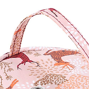 Zerodis Knitting Bag, Large Capacity Portable Knitting & Crochet Storage, Craft Organizer to Store Crocheting & Knitting Supplies, Sewing Tool Accessories Case(Small Drum)