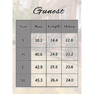 GUNEST Women’s Striped Navy Sweater Long Sleeve Crew Neck Ribbed Knit 2024 Fall Winter Pullover Sweater Tops for Fall Winter