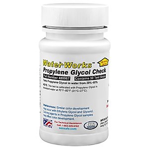 Industrial Test Systems 480067 WaterWorks Propylene Glycol Check Test Strips
