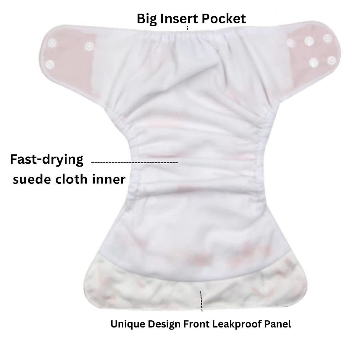 KaWaii Baby 18 One Size Cloth Diaper Shells, Adjustable Washable Reusable Waterproof Pocket Diaper Shells use with One Size Cloth Diapers 8-36 lbs