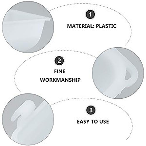 Hemoton 5PCS Bird Feeder Bird Food Feeding Cup Pet Bird Waterer Plastic Water Feeder Hanging Bowl for Poultry Parrot Pigeon Cage