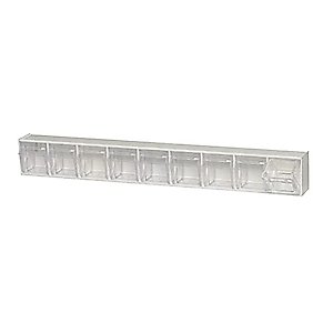 Quantum Storage Systems QTB309WT TIP Out BIN White, One Size